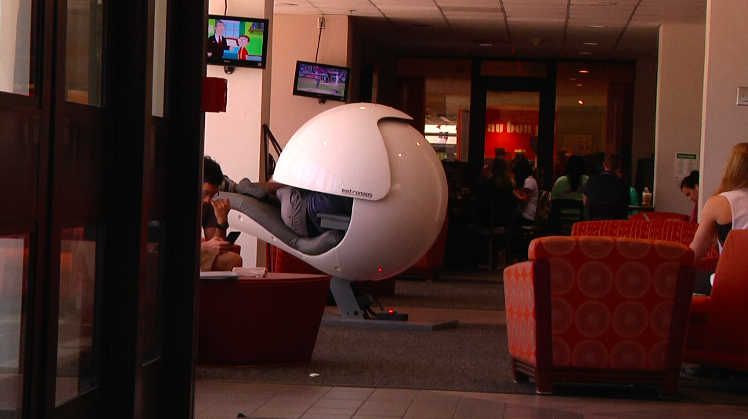 Students recharge in the Energy Pod – > THE NEWS FEED